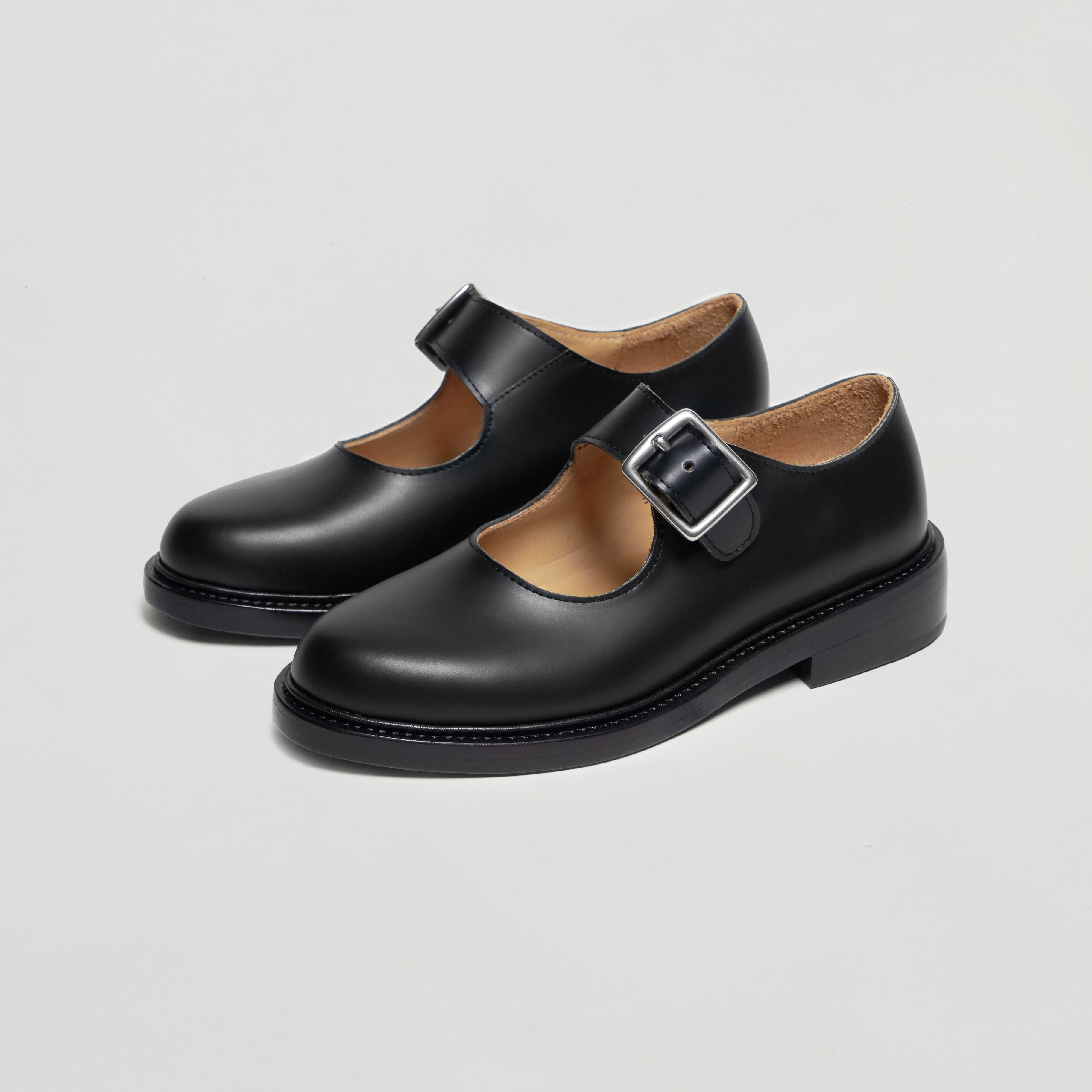 Plain Mary Janes (black) | chenjingkaioffice®